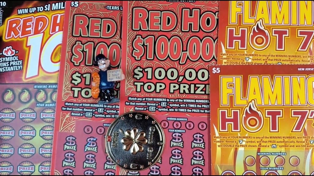 RED HOT AND FLAMING HOT 7 LOTTERY TICKET - YouTube