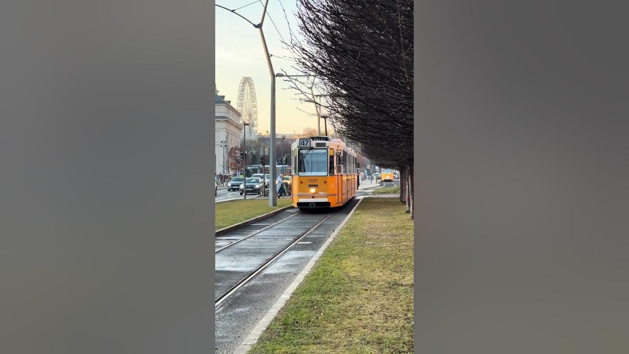 #bkv 1357 Ganz ICS villamos #budapest - YouTube