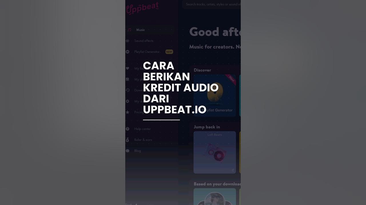 Cara berikan kredit audio dari Uppbeat.io #shorts #uppbeat #pixabay #youtubekreatorindonesia ...
