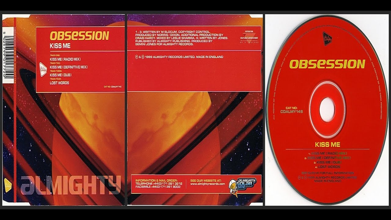 Obsession – Kiss Me (Definitive Mix – 1999) - YouTube