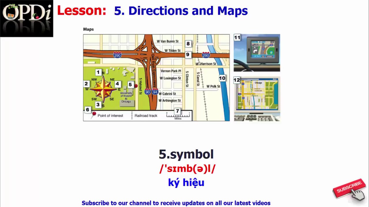 Oxford dictionary | 5. Directions and Maps | Oxford picture dictionary ...