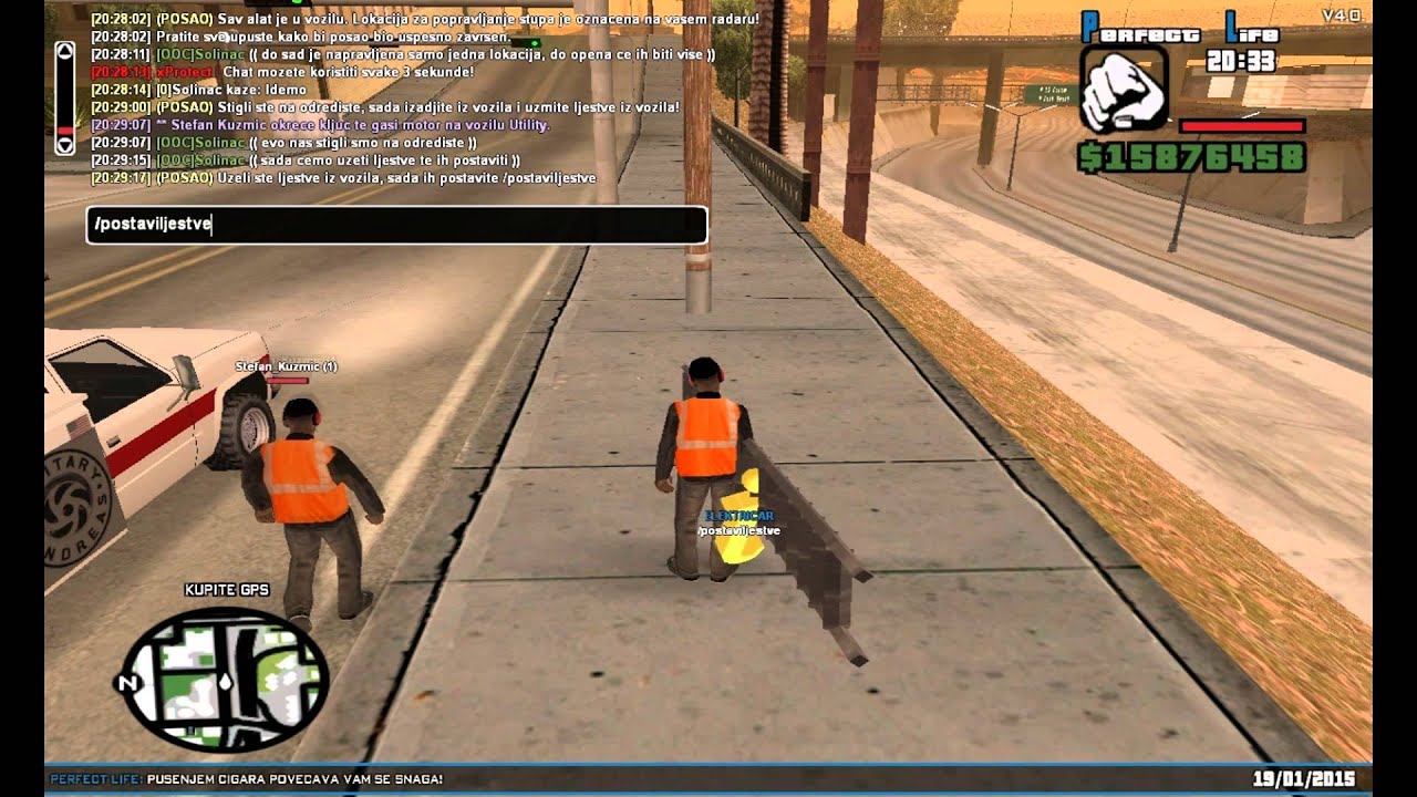 Perfect Life SA:MP | Prezentacija Posla Elektricar #7 - YouTube