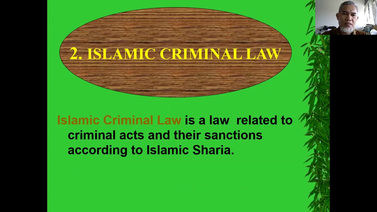 INTRO TO ISLAMIC LAW AND ISLAMIC CRIMINAL LAW - YouTube