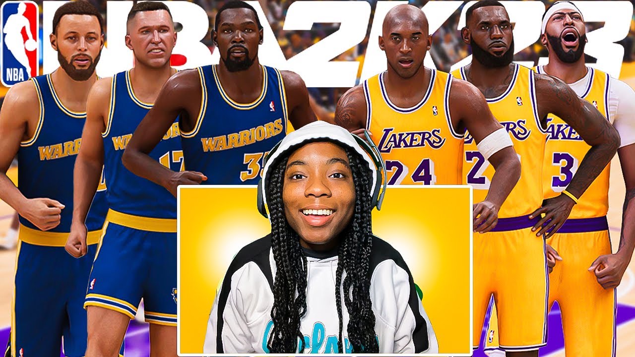 ALL TIME WARRIORS VS ALL TIME LAKERS WENT DOWN TO THE WIRE! NBA 2K23 ...