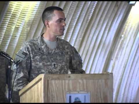SSG Alex French memorial ceremony - YouTube