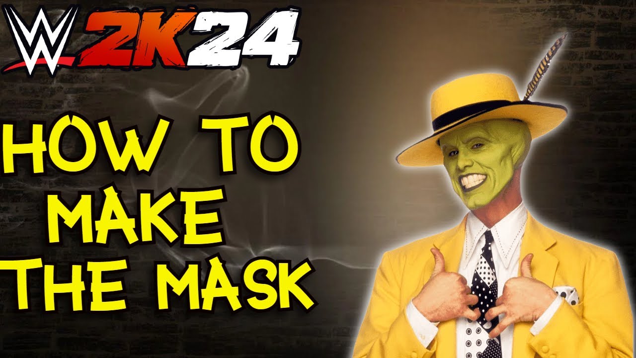 How to create the Mask on WWE 2K24 - YouTube
