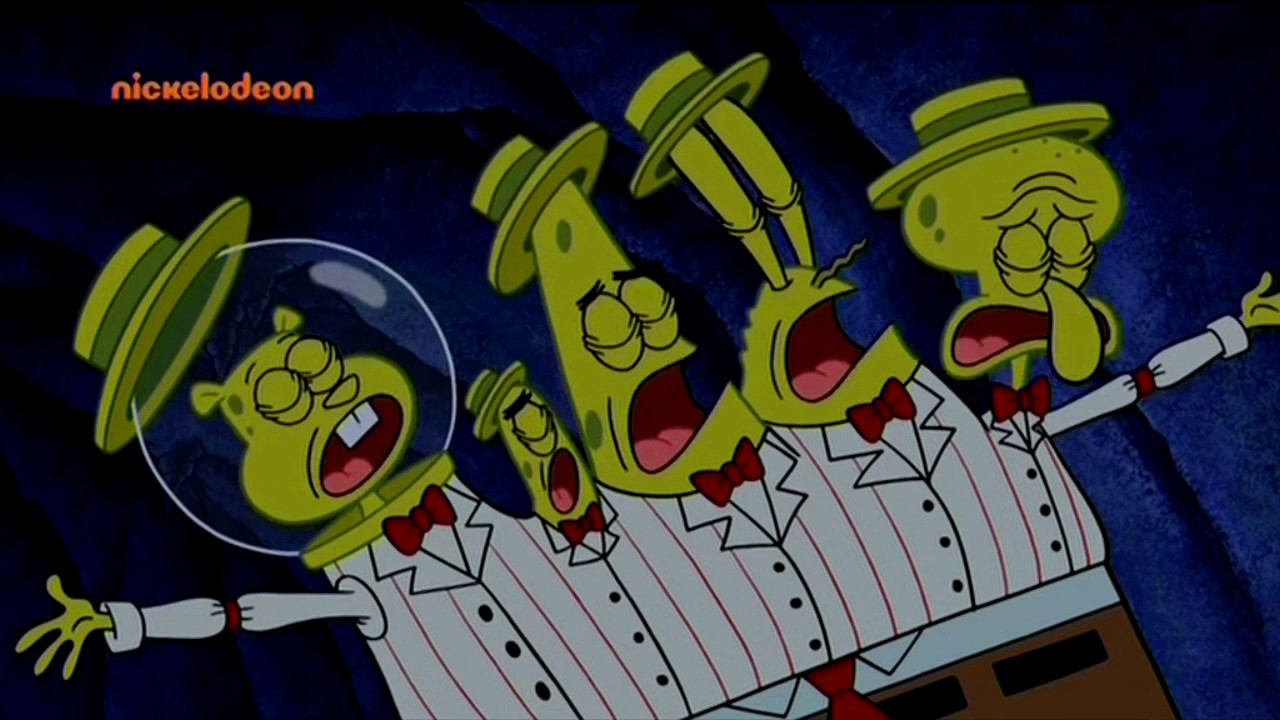 SpongeBob: 'Who am I?' (Russian) - YouTube