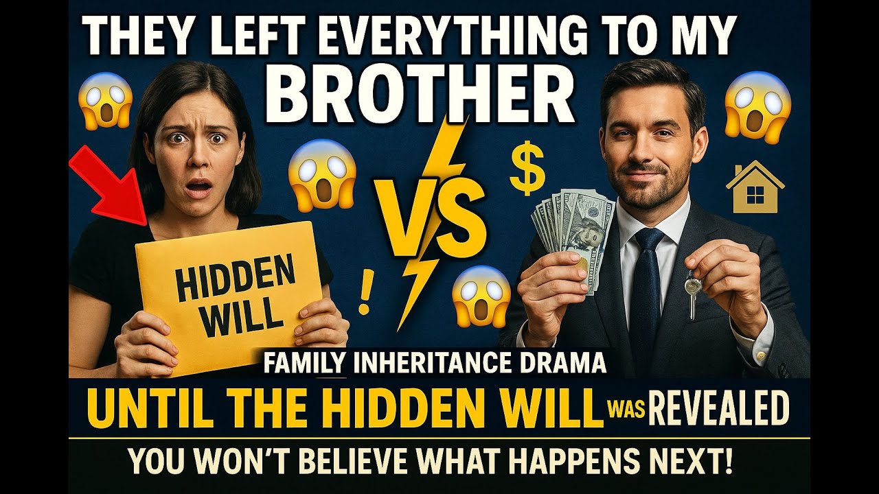 They Left Everything to My Brother — Until the Hidden Will Was Revealed ...