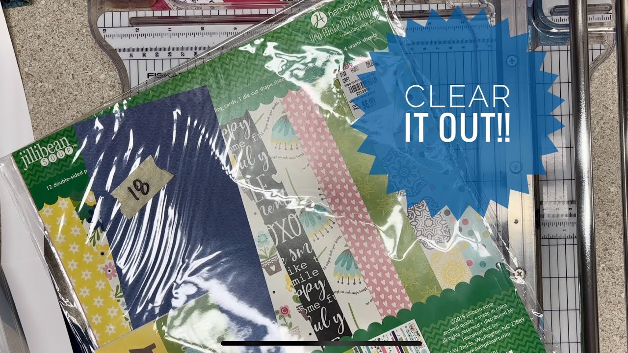 Clear It Out!! January - Craft with Me - Journal - YouTube