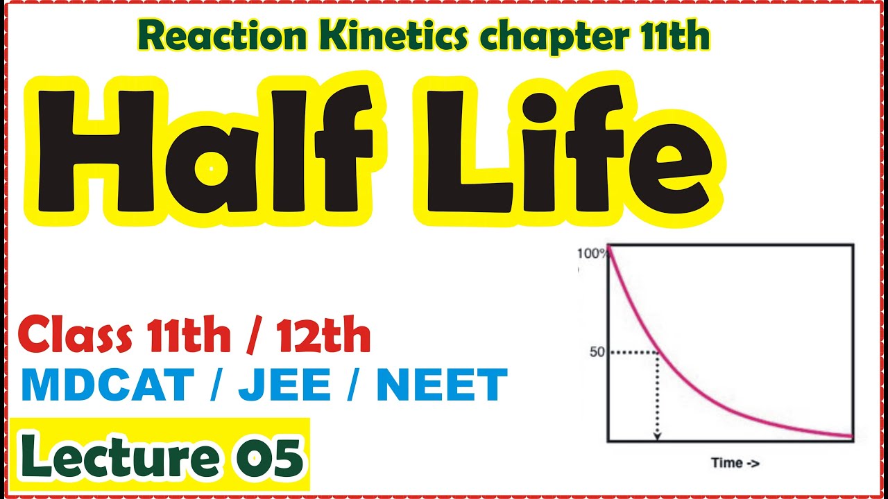 Half Life Period || Class 11th / 12th || Reaction Kinetic || Chapter ...
