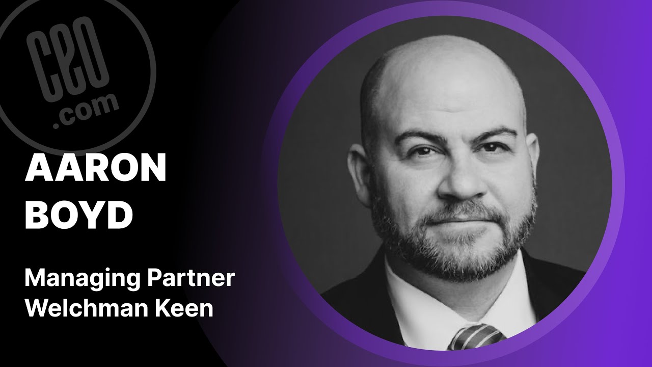 Welchman Keen Managing Partner Aaron Boyd - YouTube