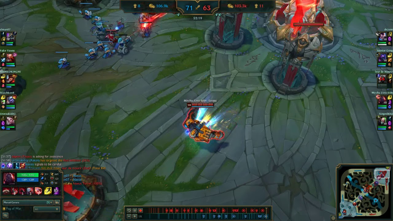 Sneaky base race League Of Legends - YouTube