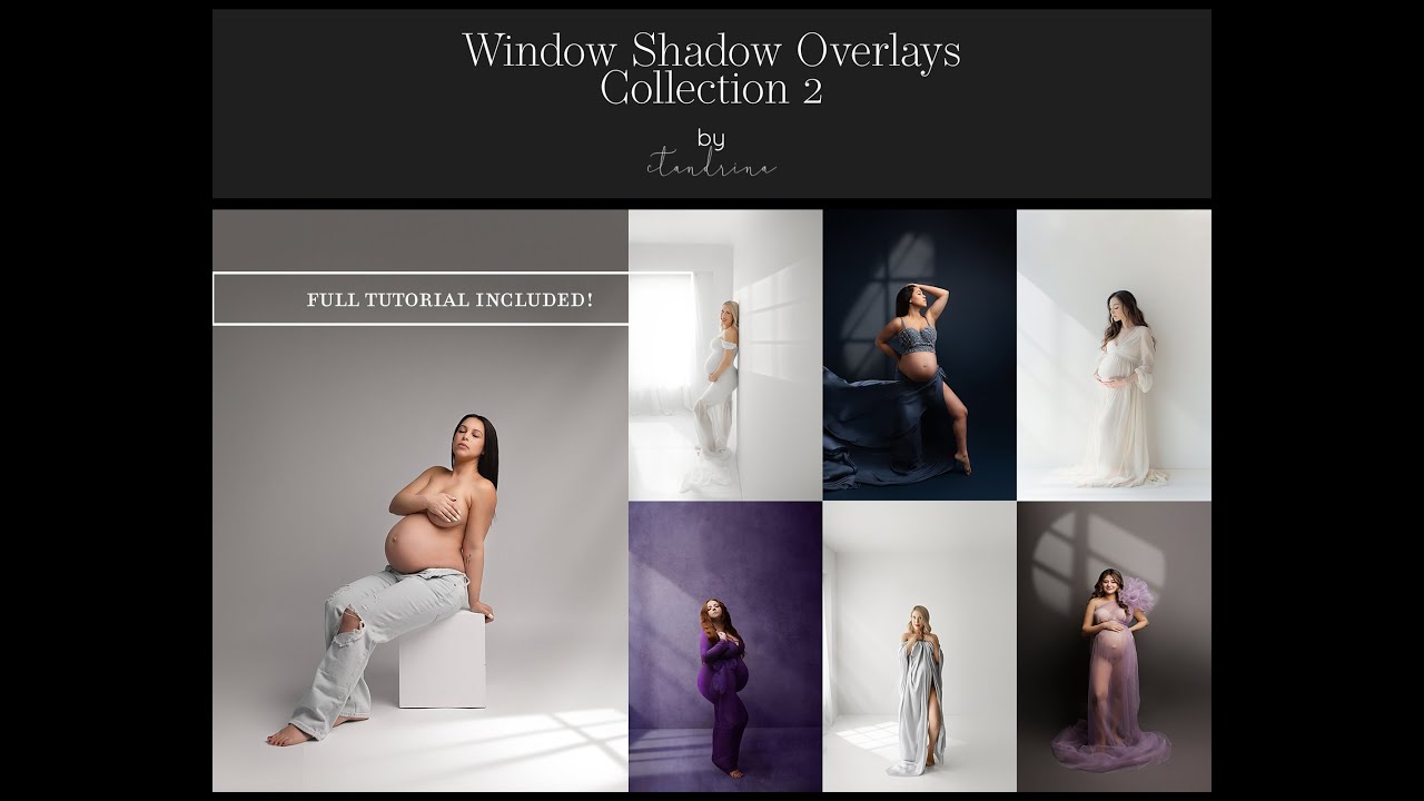 Digital Backdrop Overlay Tutorial - Window Shadow Overlays - YouTube