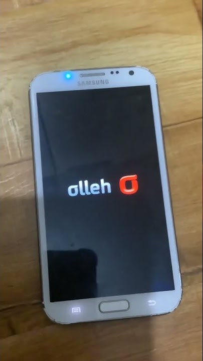 Samsung Galaxy Note II - Shutdown - YouTube