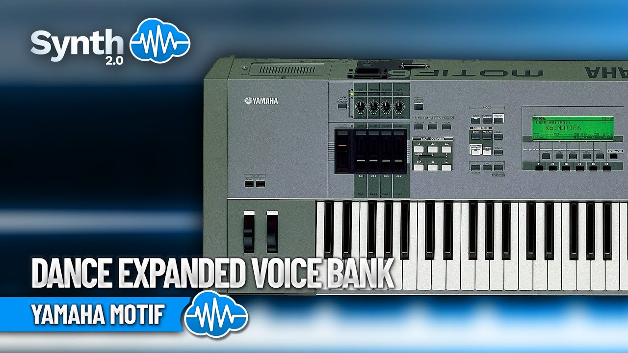 YAMAHA MOTIF | DANCE EXPANDED VOICE BANK - YouTube