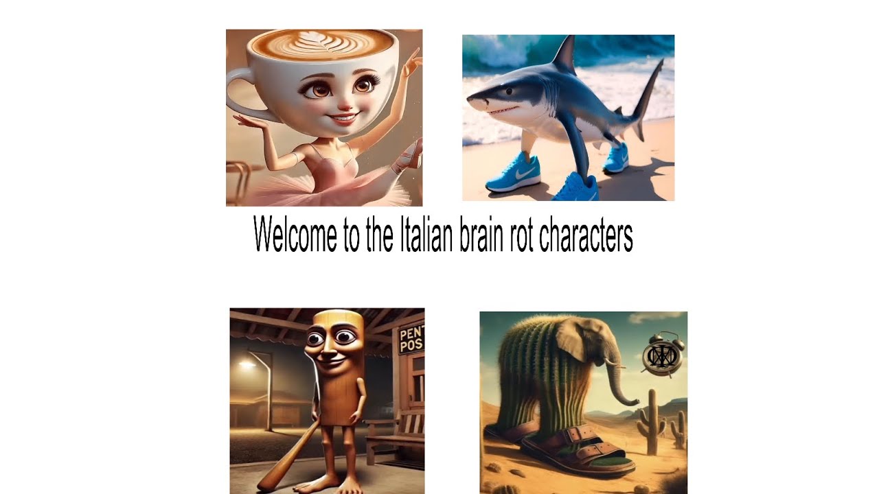 Let’s meet the Italian brain rot characters @Akaaliboy @eyekonic ...