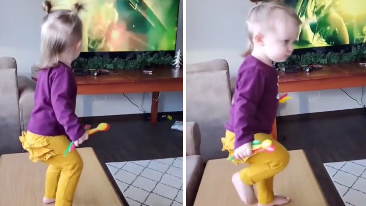 This toddler is most definitely a future metalhead #Shorts - YouTube