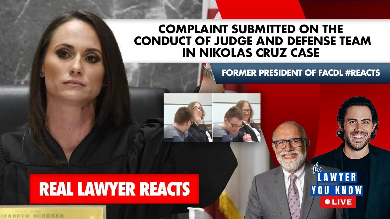 Live! Real Lawyer Reacts: Complaint Submitted on Conduct of Judge ...
