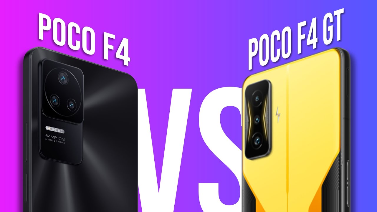 POCO F4 vs F4 GT - (literally) EVERYTHING you need to know! - YouTube