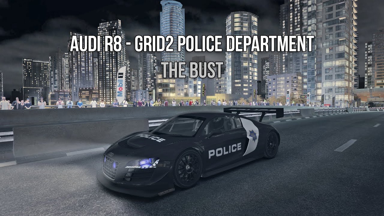 GRID2 - Audi R8 GRID2 Police Department (custom livery) - YouTube