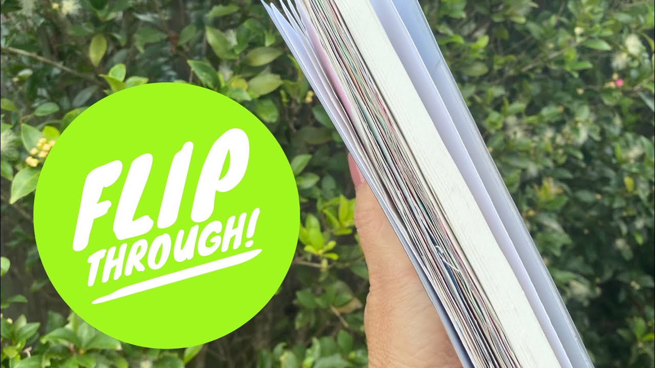 Daily Creative Journal First Quarter Flip Through! - YouTube