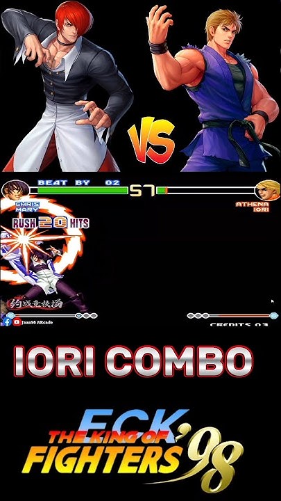 KOF98 ECK | IORI YAGAMI DEATH COMBO #KOF #KOF98 #shorts #snk - YouTube
