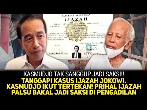 NAH LO ️PAK KASMUJO TIDAK SIAP KALO MENGHADAPI GUGATAN IJAZAH PALSU DAN ...