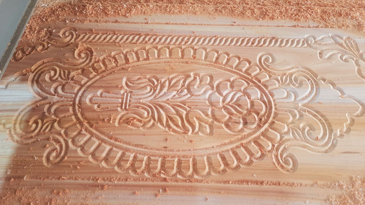 Most Amazing Smart Wooden Door Design by CNC Router Machine || Wood ...
