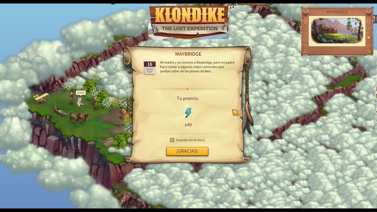 Maybridge. Misión 1. Maybridge. #klondike - YouTube