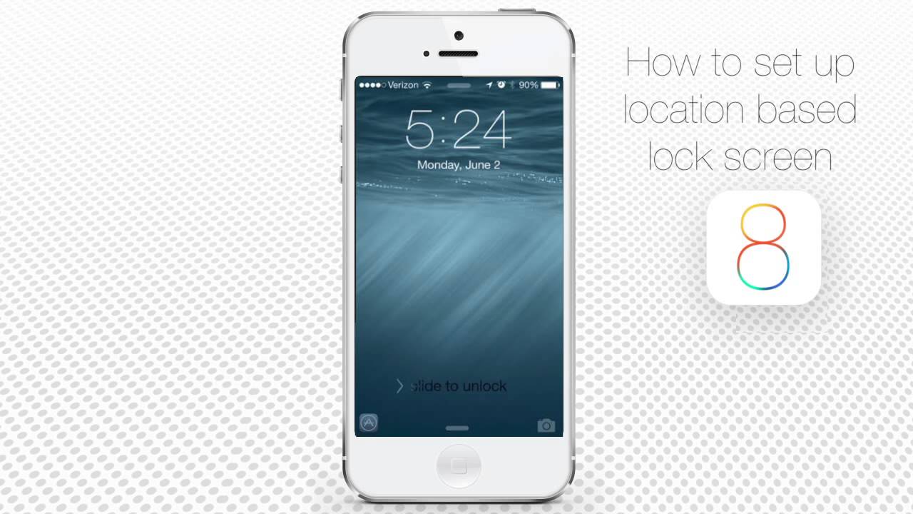 How to Setup Location Based Lock Screen and Quick Access to Apps - YouTube