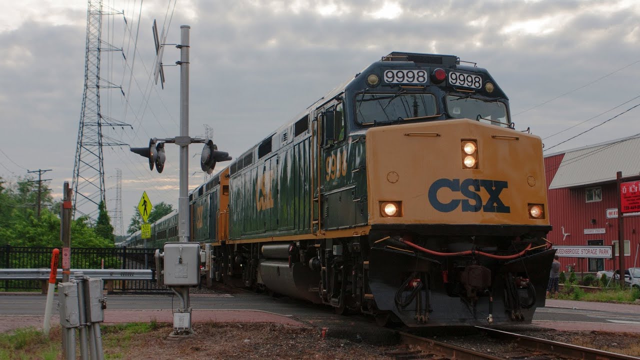 CSX Office Train on the Port Reading Secondary - YouTube