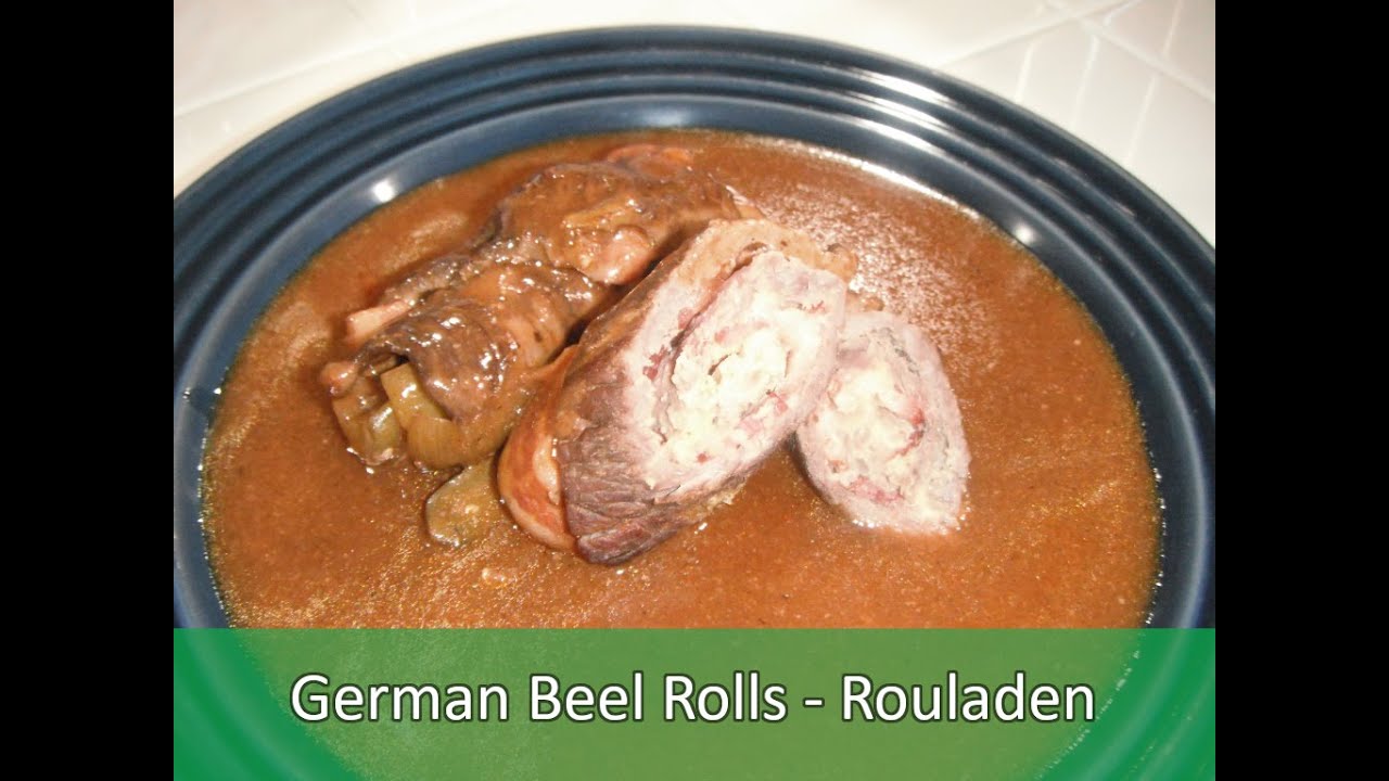 German Beef Rolls - Rouladen Recipe | How to Make | The Gravy is ...