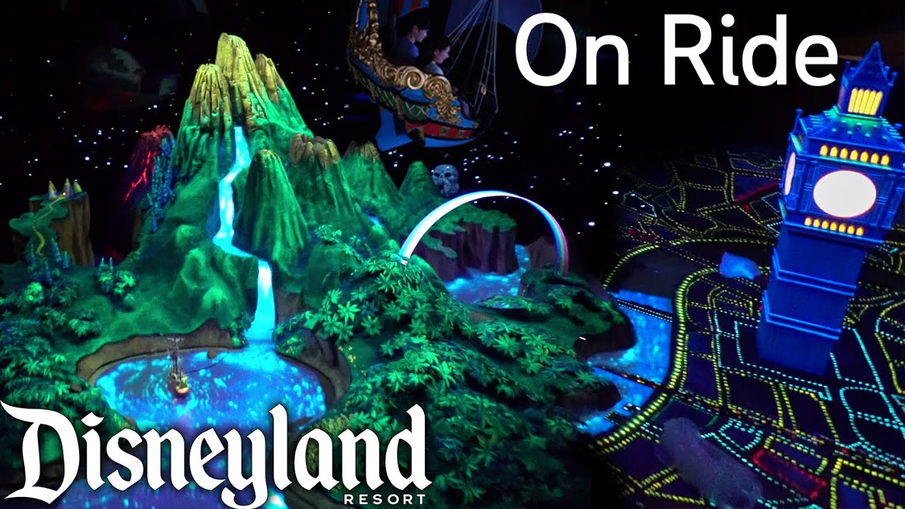 [4K Extreme Low Light] Peter Pan's Flight - On Ride - Disneyland Resort ...
