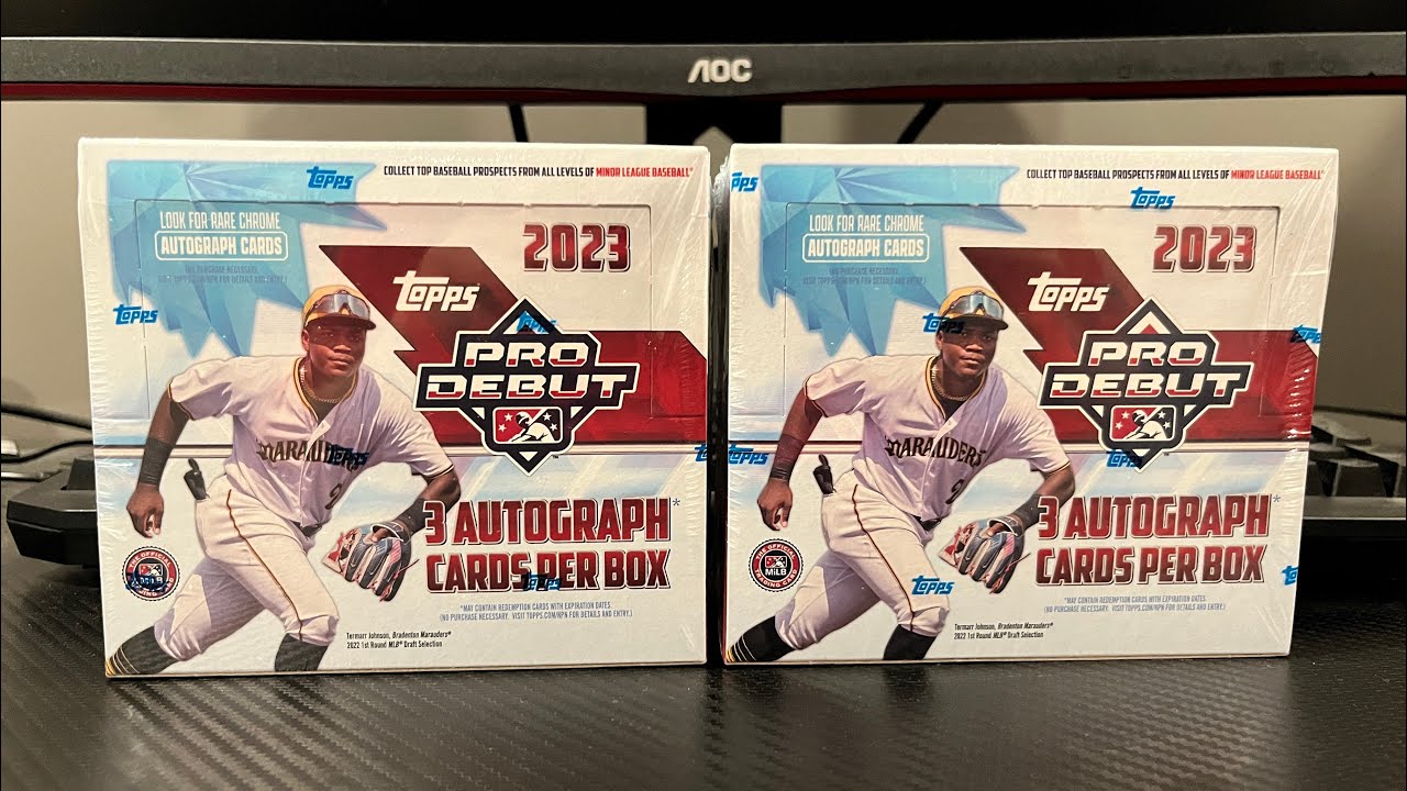 NEW RELEASE! 2023 TOPPS PRO DEBUT JUMBO BOX OPENING! TOP PROSPECT AUTO ...