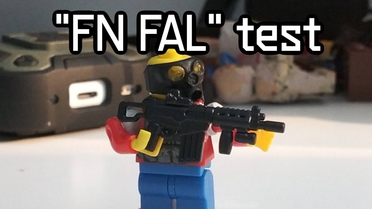 FN FAL test - lego stop motion - YouTube