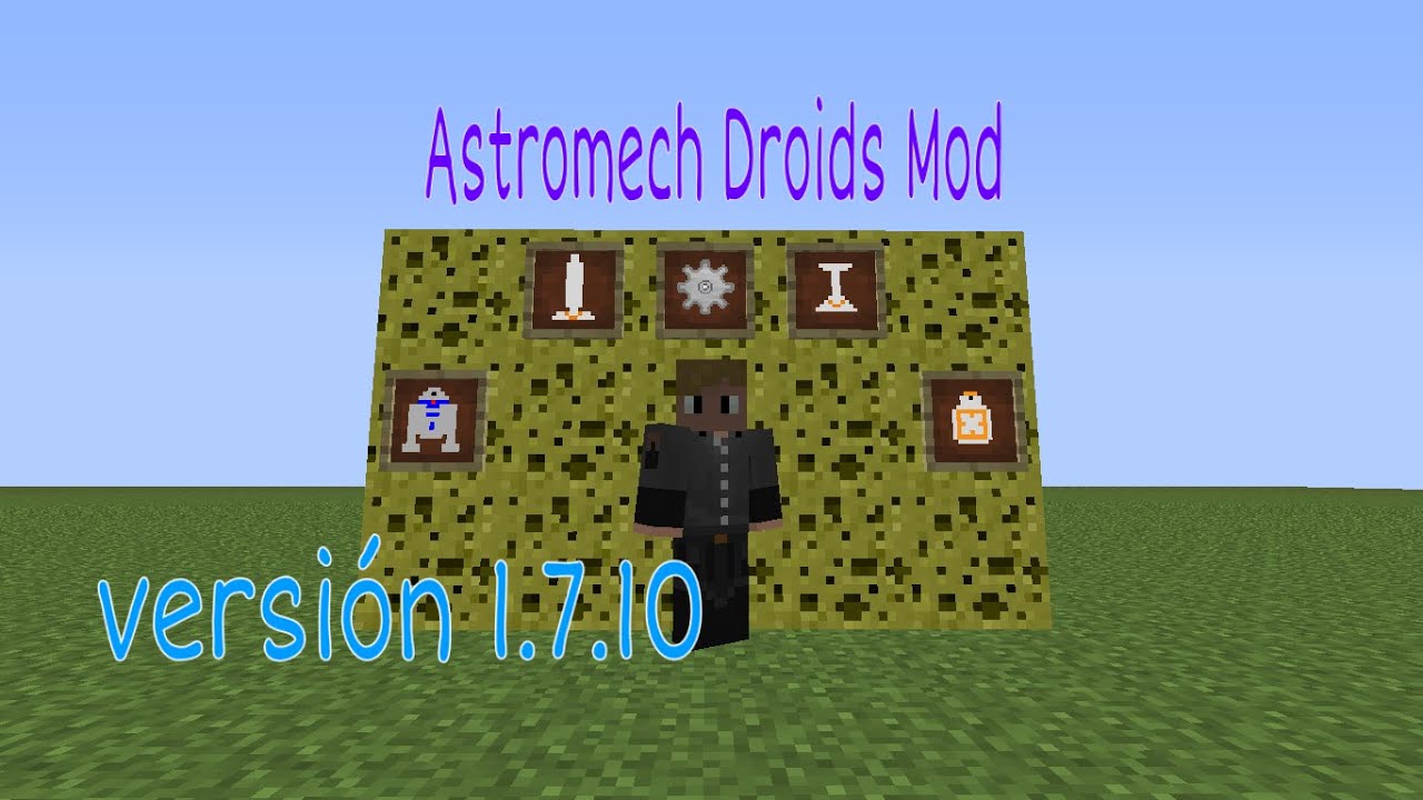 Minecraft review de Astromech Droids Mod versión 1.7.10 en español ...