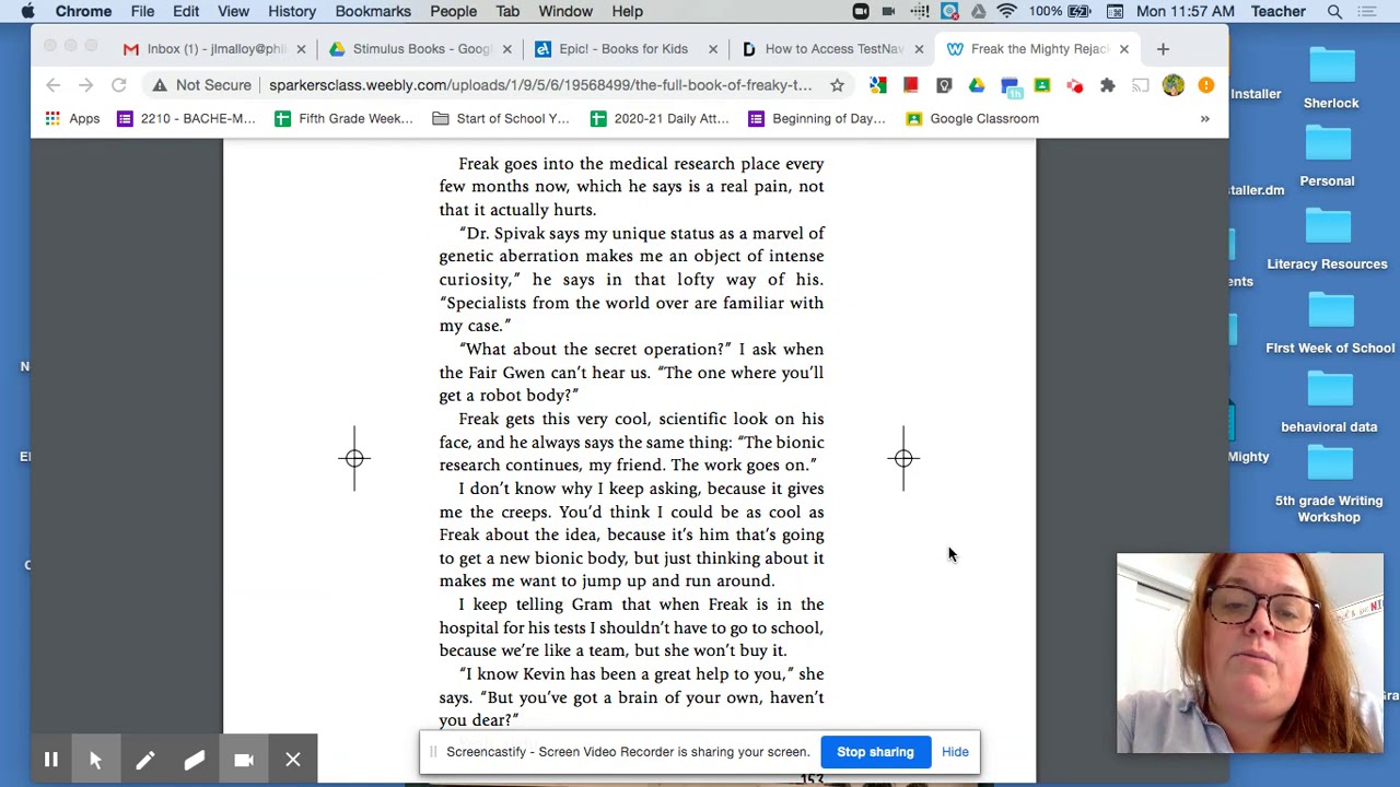 Freak the Mighty: Chapter 21 - YouTube