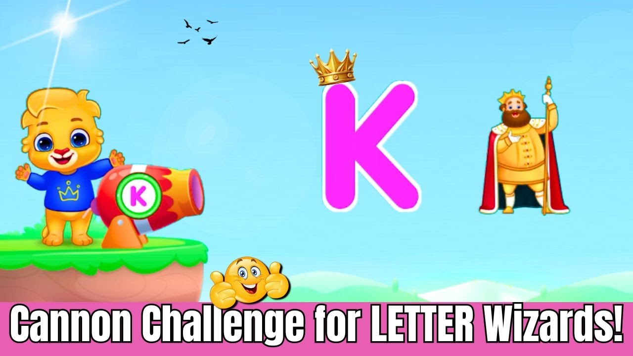Letter CANNON Challenge - Bursting Balloons for Letters! - YouTube