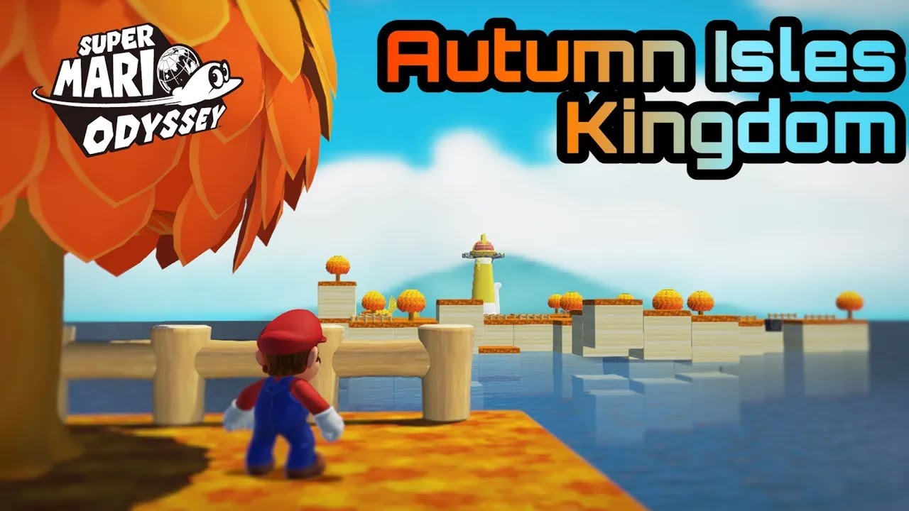 Mario Odyssey Custom Kingdom Autumn Isles [RELEASE] - YouTube
