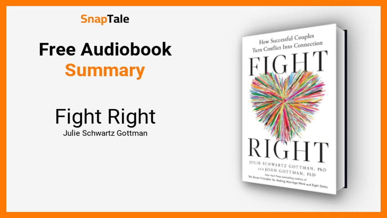 Fight Right by Julie Schwartz Gottman: 13 Minute Summary - YouTube