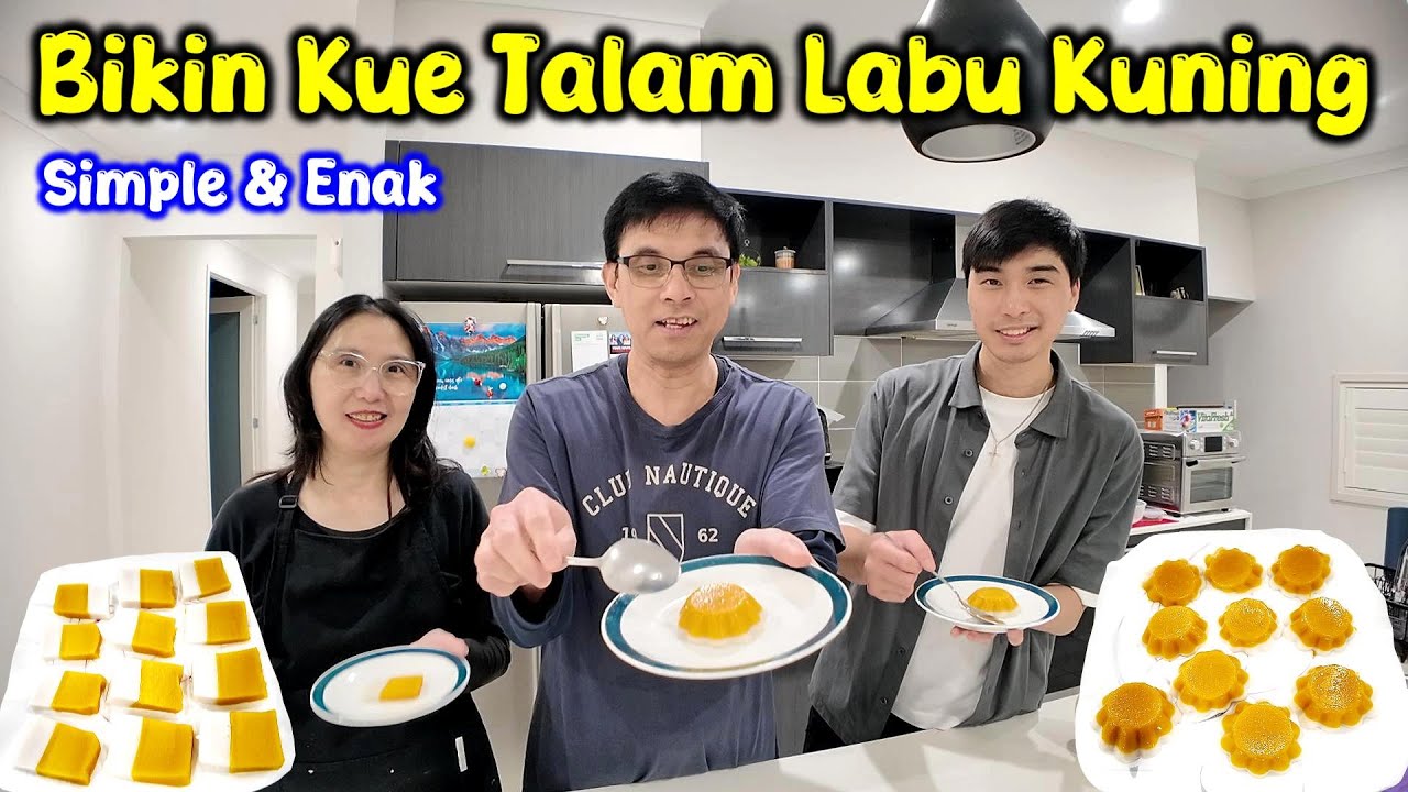 Pertama Kali Bikin Kue Talam Labu Kuning. Simple Dan Enak - YouTube