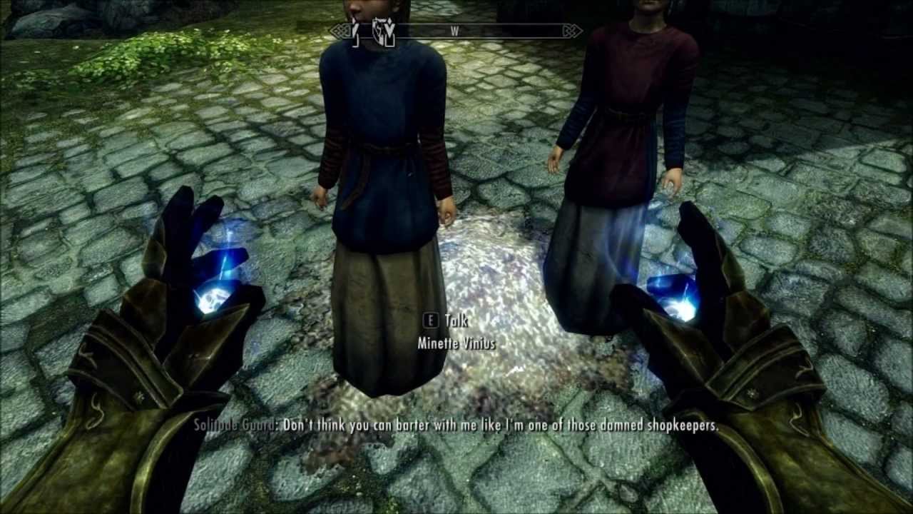 Killing a child with Reanimate Corpse spell in Skyrim - YouTube