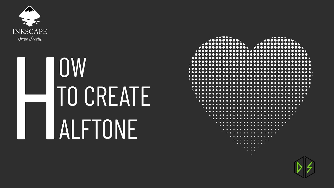 Creating Stunning Halftone Illustration in Inkscape - YouTube