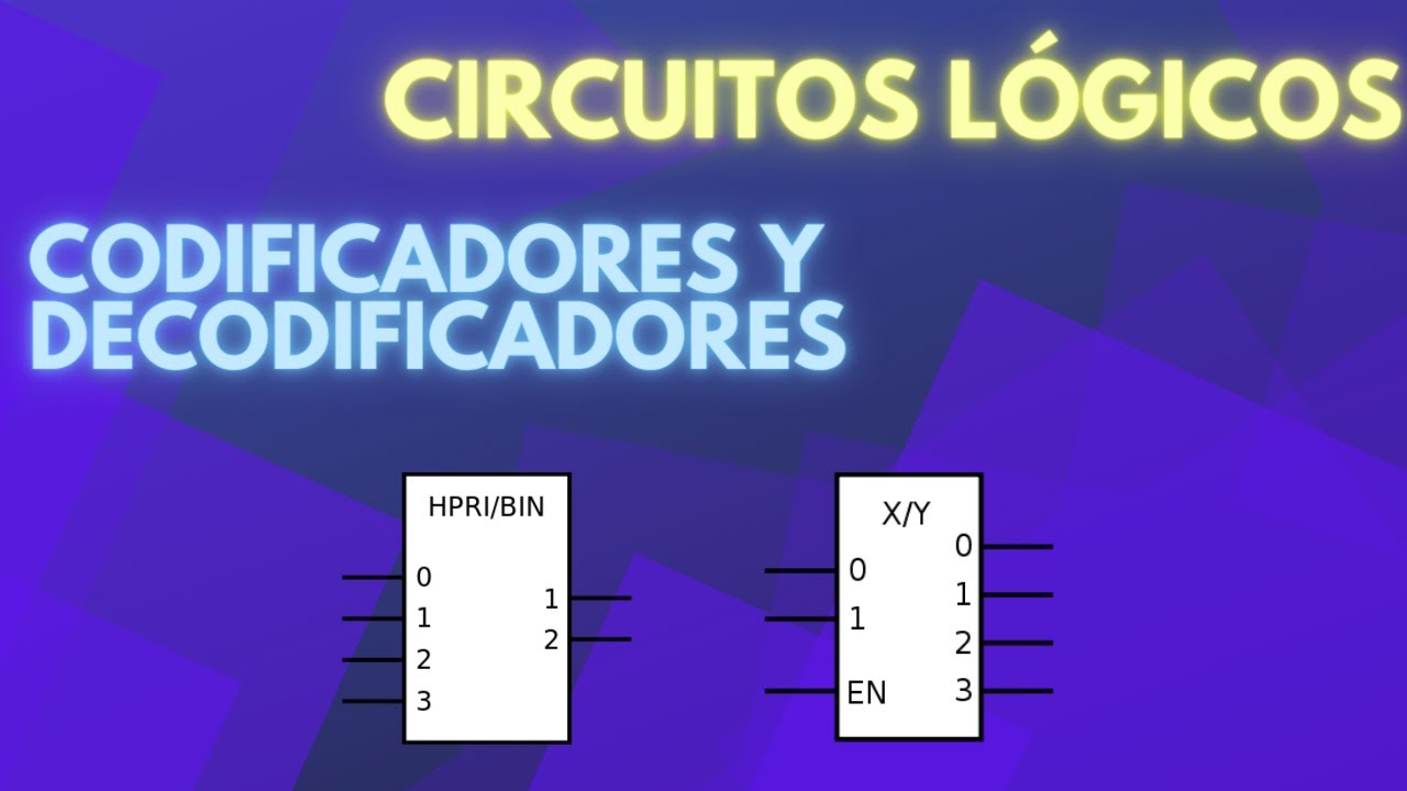 Aprende Circuitos Lógicos XV - Codificadores y Decodificadores - YouTube