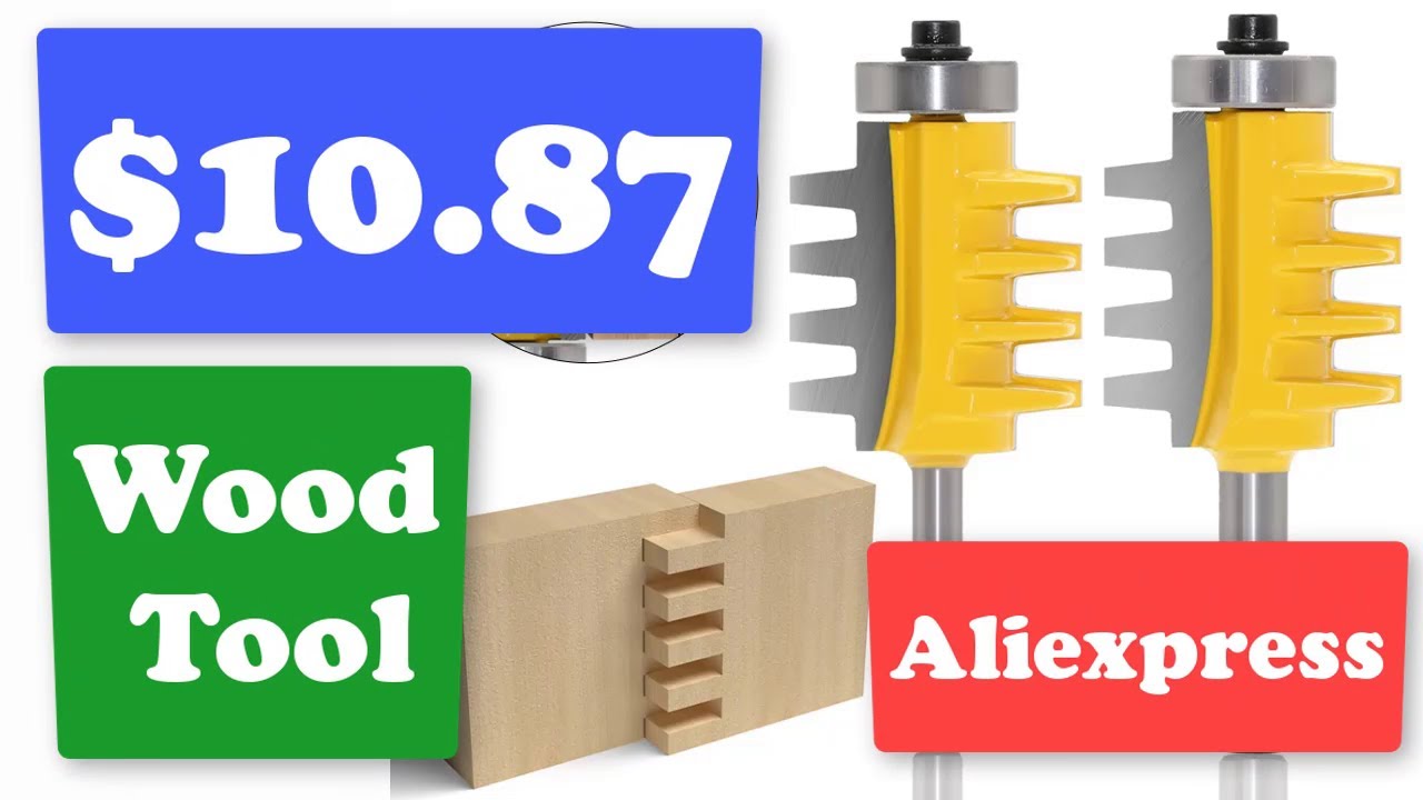 Shank Rail Reversible Finger Joint Glue Router Bit Cone Tenon Woodwork ...