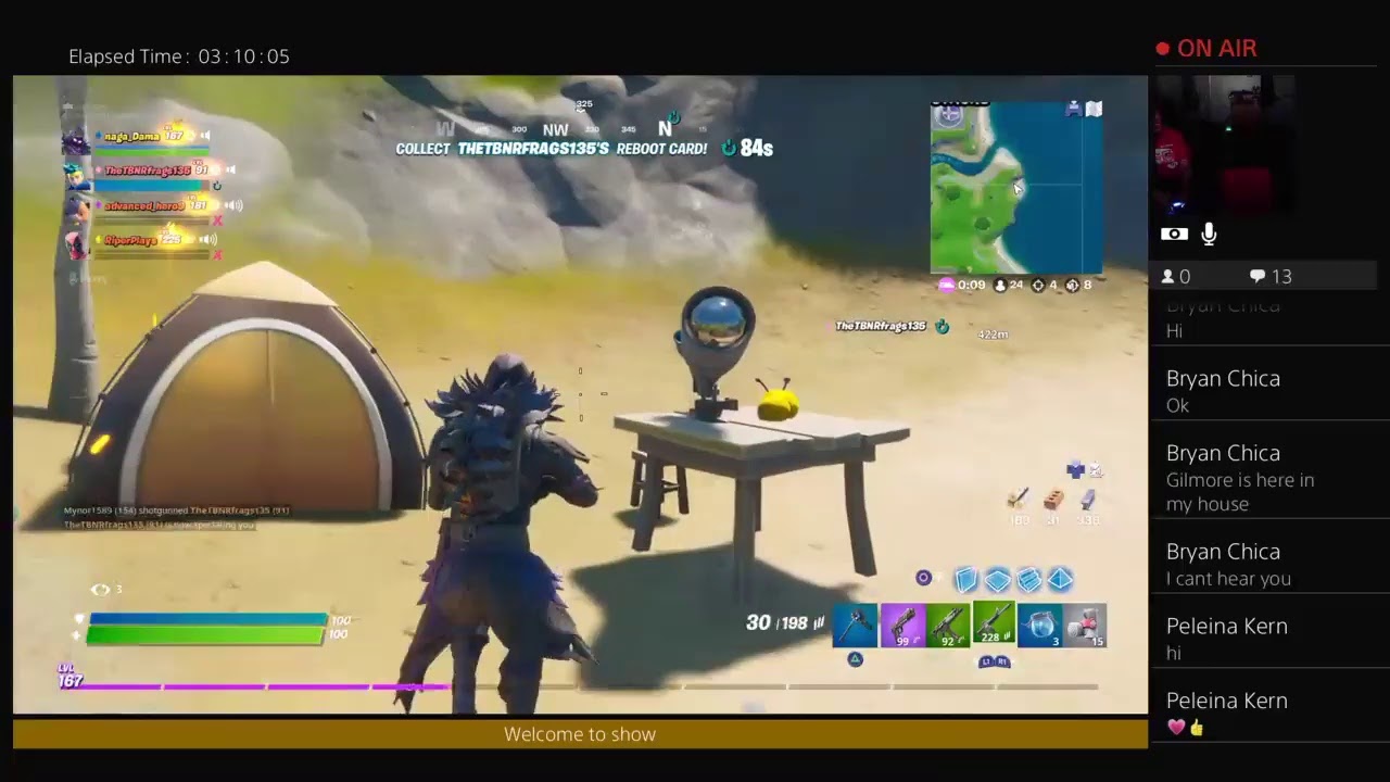 playing fortnite with Aiden Aaron & kids - YouTube