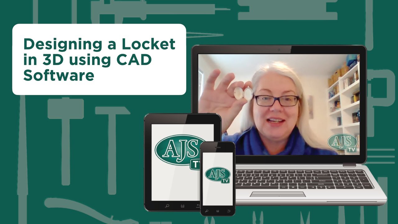 How to Design a Locket using CAD Software - YouTube