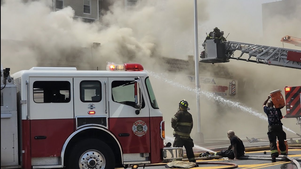 4th Alarm Heavy Fire In A Group Of 5 Stores W/ Evac Tones East Orange ...