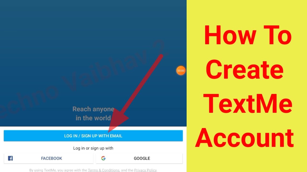 How To Create Account On TextMe YouTube How To Create Account On TextMe YouTube