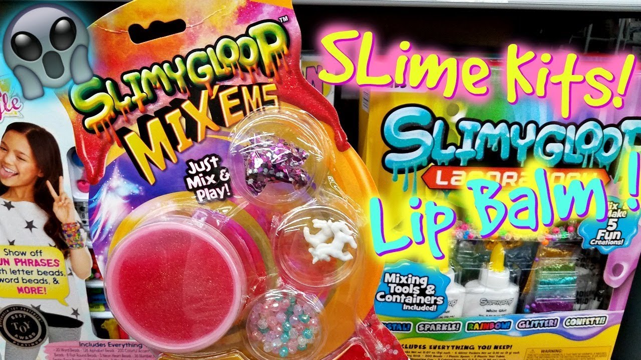 New Slimy Gloop! Slime Lip Balm Kits! At Walmart Christmas Gift Ideas ...